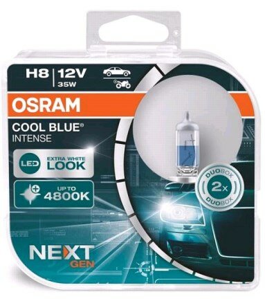 Лампа Osram H8-12-35 Cool Blue Intense набор 2шт Евро-бокс Osram арт. 64212CBNHCB - высокое качество товара по низкой цене