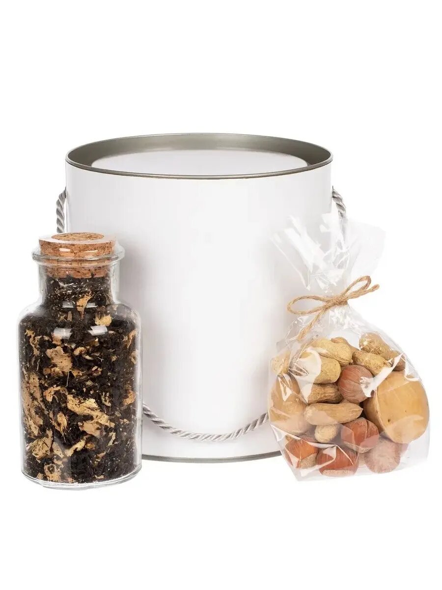 Стильный белый тубус для подарков и хранения