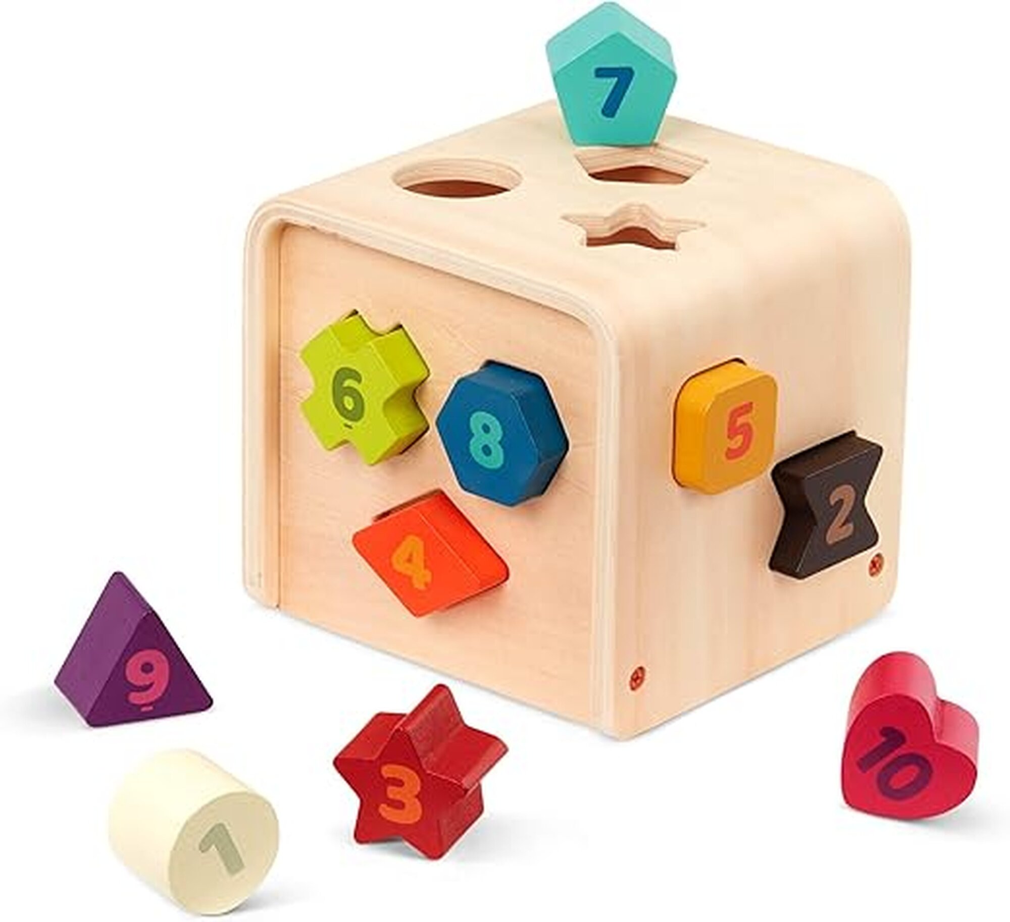 Игрушка детская Battat - Деревянный сортер с цифрами - BT2685Z