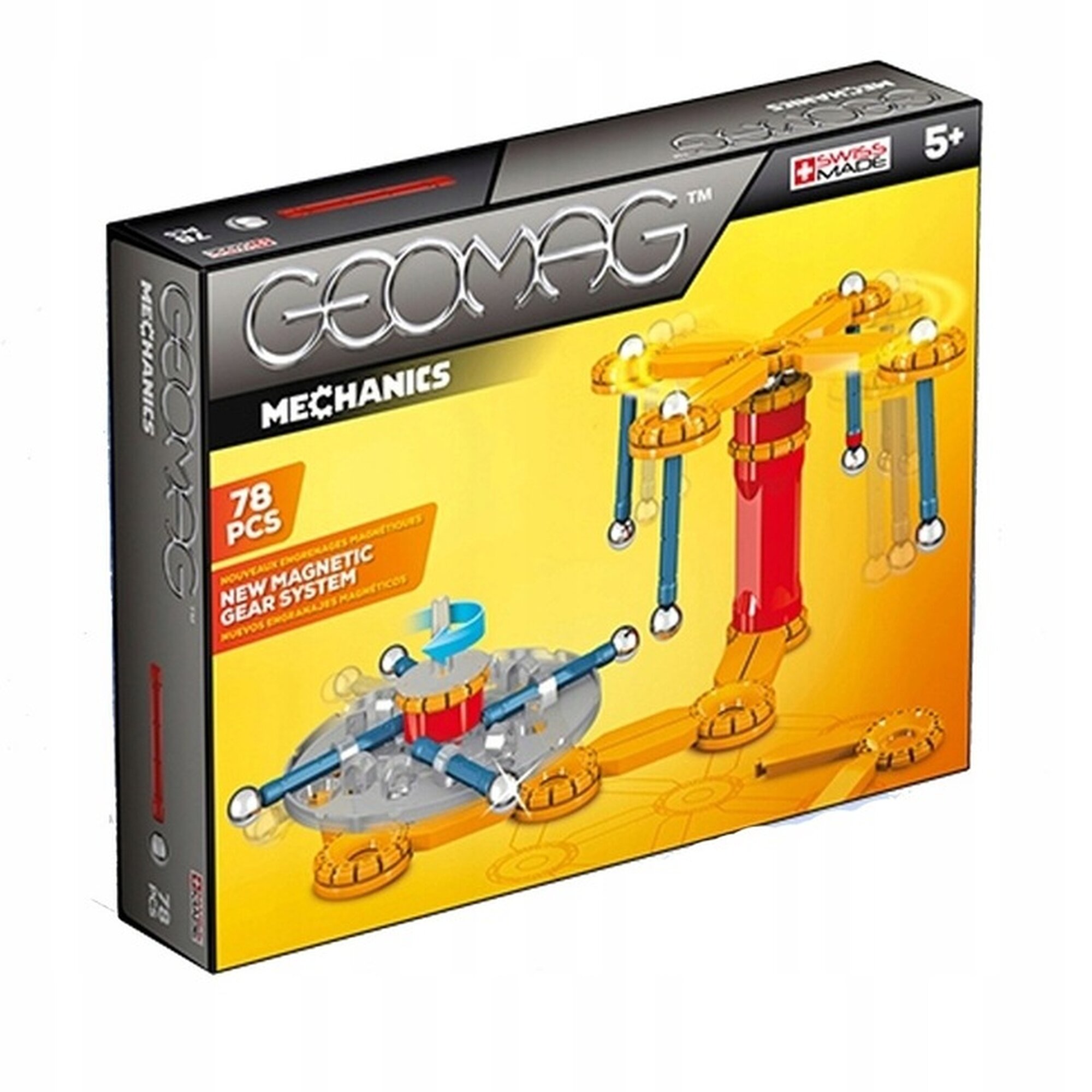 Магнитный конструктор Geomag - Набор магнитных блоков "Механика", 78 эл. - 871772007258
