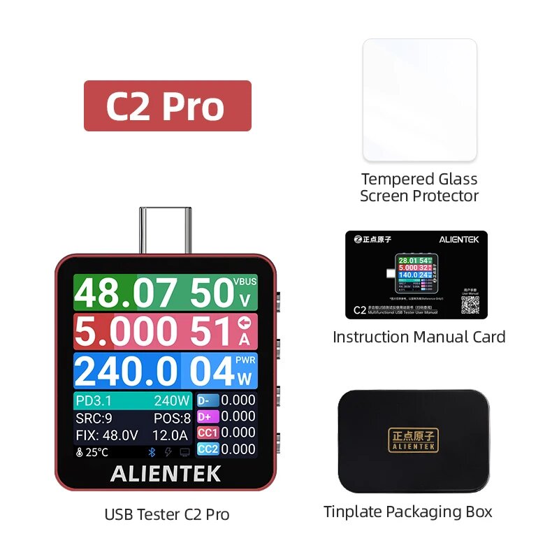 ALIENTEK USB Tester C2 Pro Bluetooth