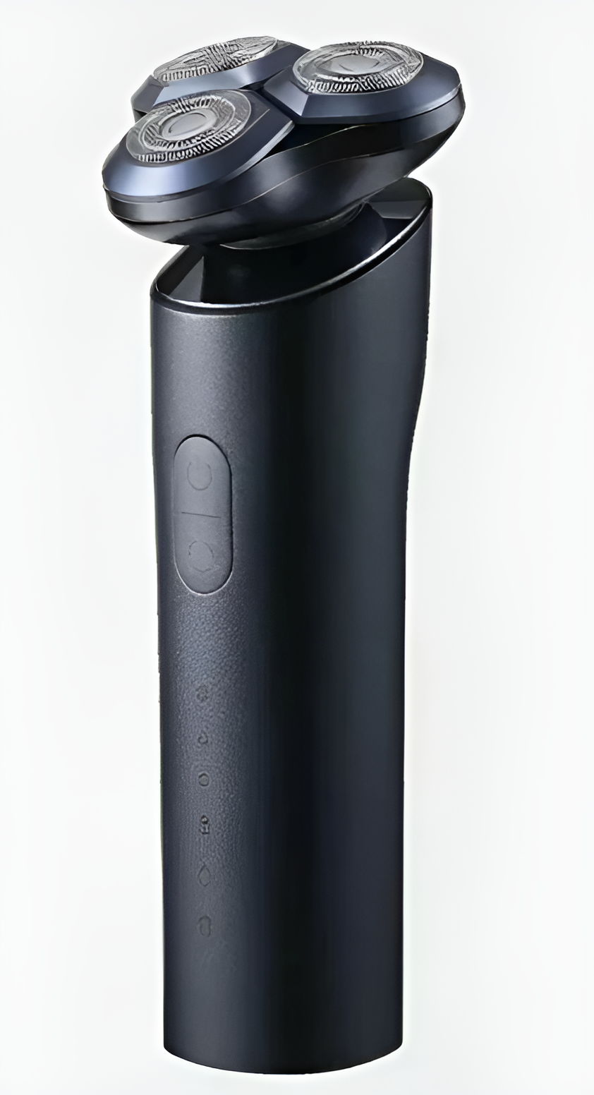 Электробритва Xiaomi S302, роторная, 3 бреющих элемента, влажное/сухое бритье, IPX7, черная
