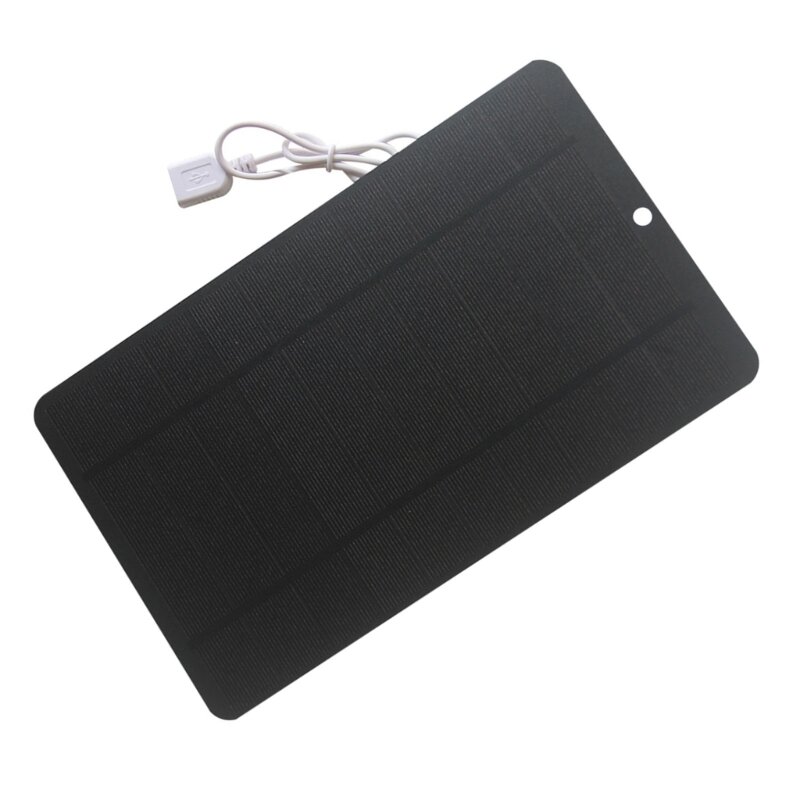 7W 5V Solars Panel Charger Портативный Водонепроницаемый USB-Выход С Высокой Эффективностью Преобразования для Наружных Кемпинговых Устройств