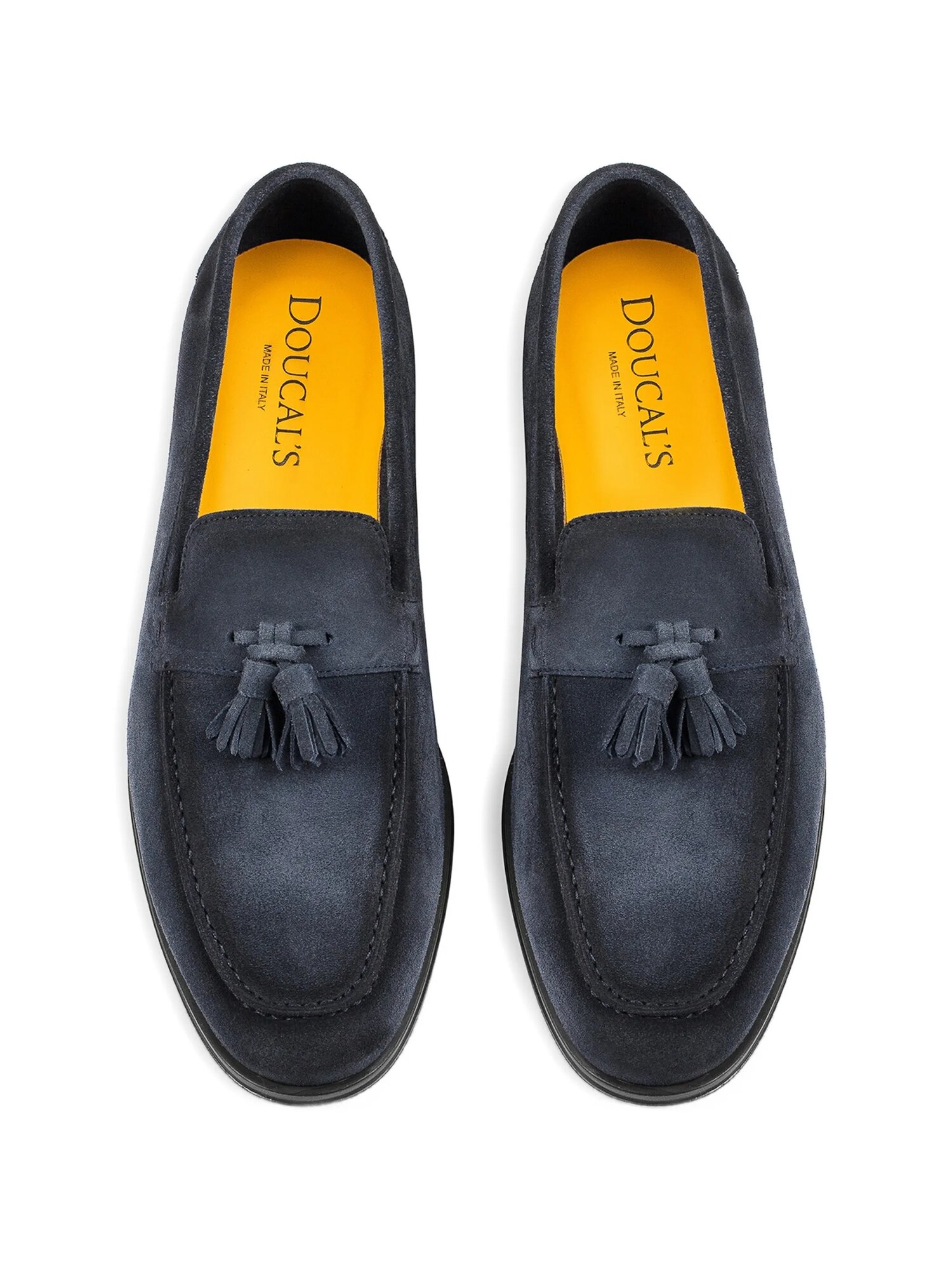 Лоферы Doucal's Tassel suede loafers, размер 43, blue — фото 1