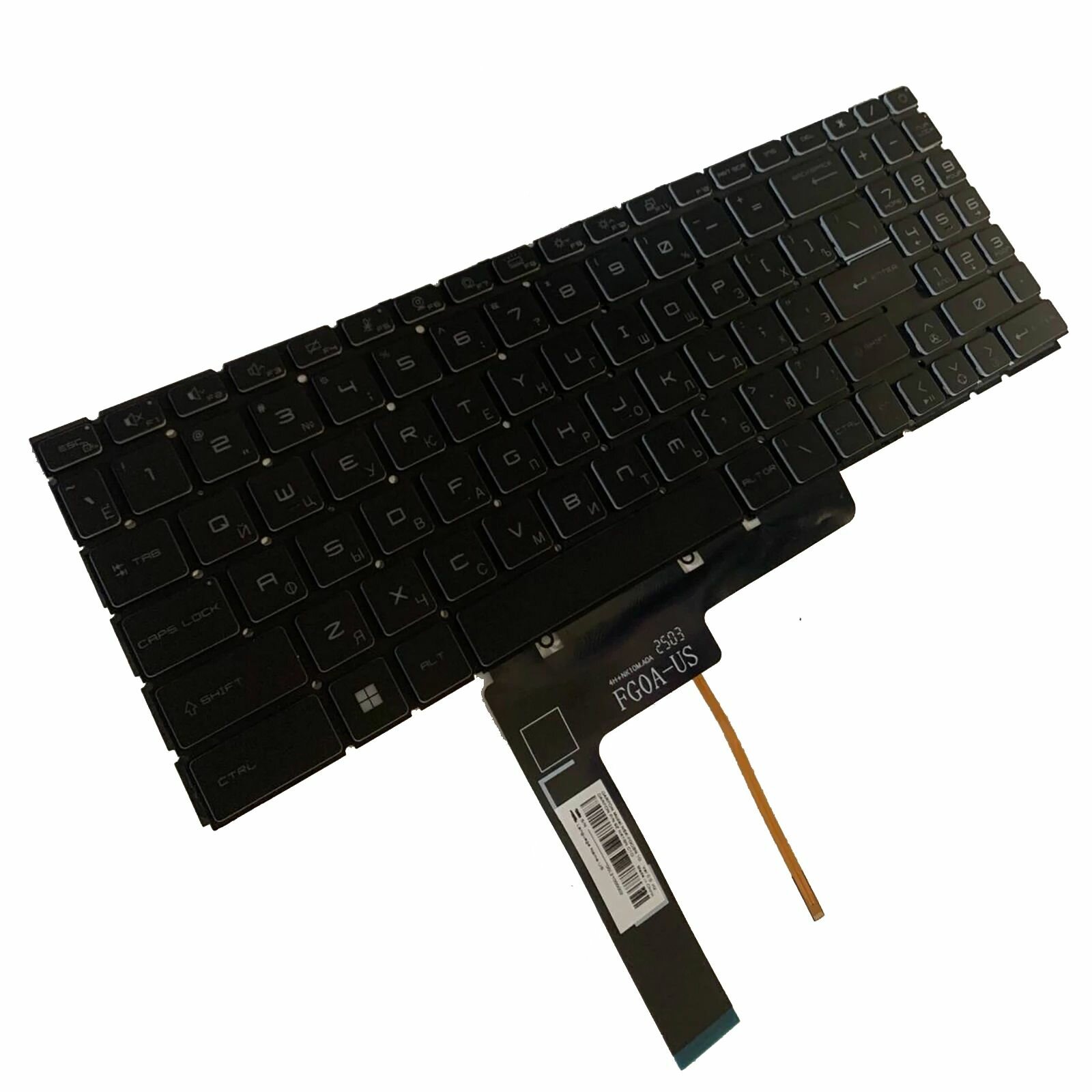 Клавиатура для ноутбуков MSI MS-17H3 GL76 GL66 MS-1582 GF66 GF76 MS-17L1, раскладка RU. клавиатура ноутбука
