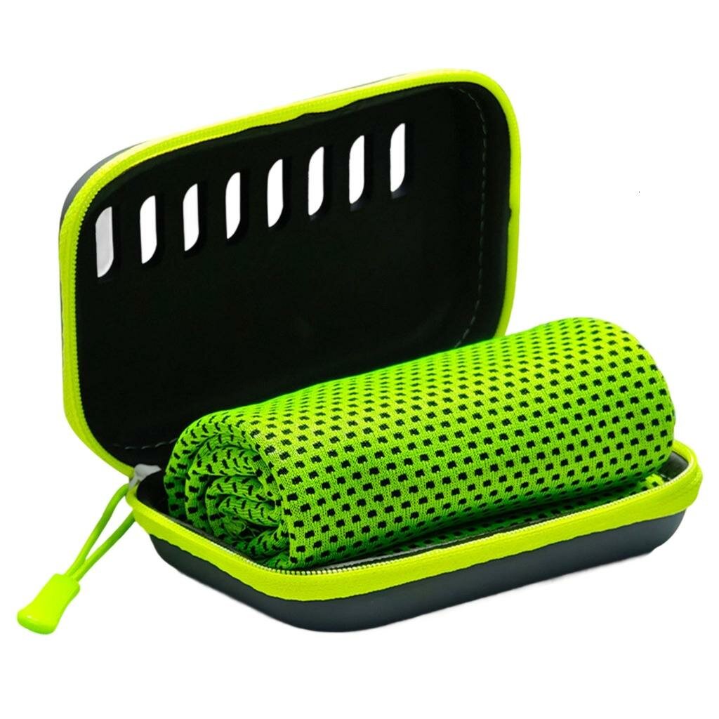 Дышащий коврик для упражнений 30×80 см, Fluorescent Green