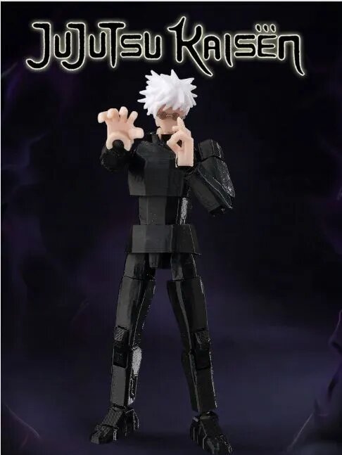 Магическая Битва Фигурка (Gojo Satoru-14cm) Lucky Dummy 13,3D-печатный Подвижный Манекен