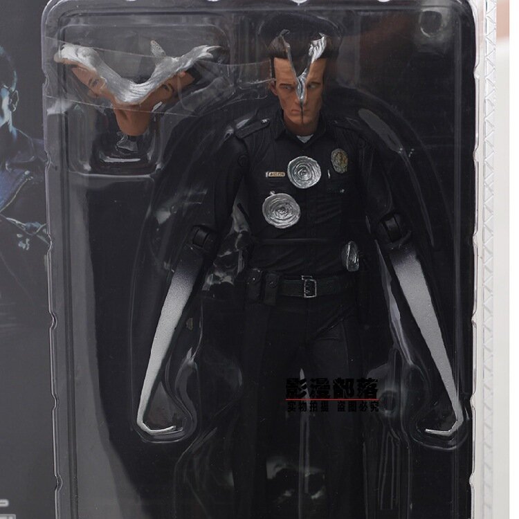 NECA 7-дюймовый Терминатор 2 T800 Шварценеггер металлический скелет версия подвижная фигурка куклы модель