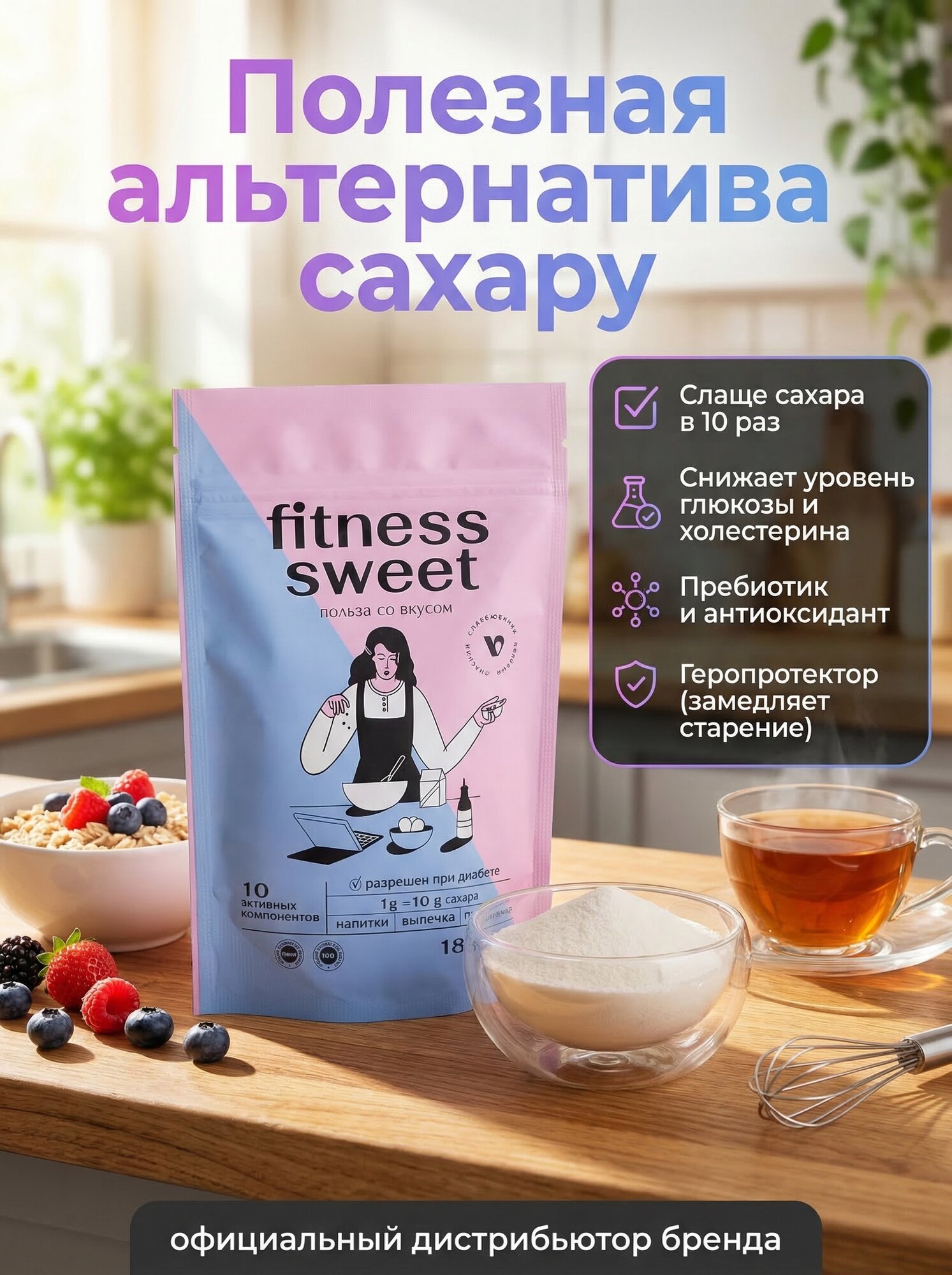 Виталити Фуд фитнес свит, 180г