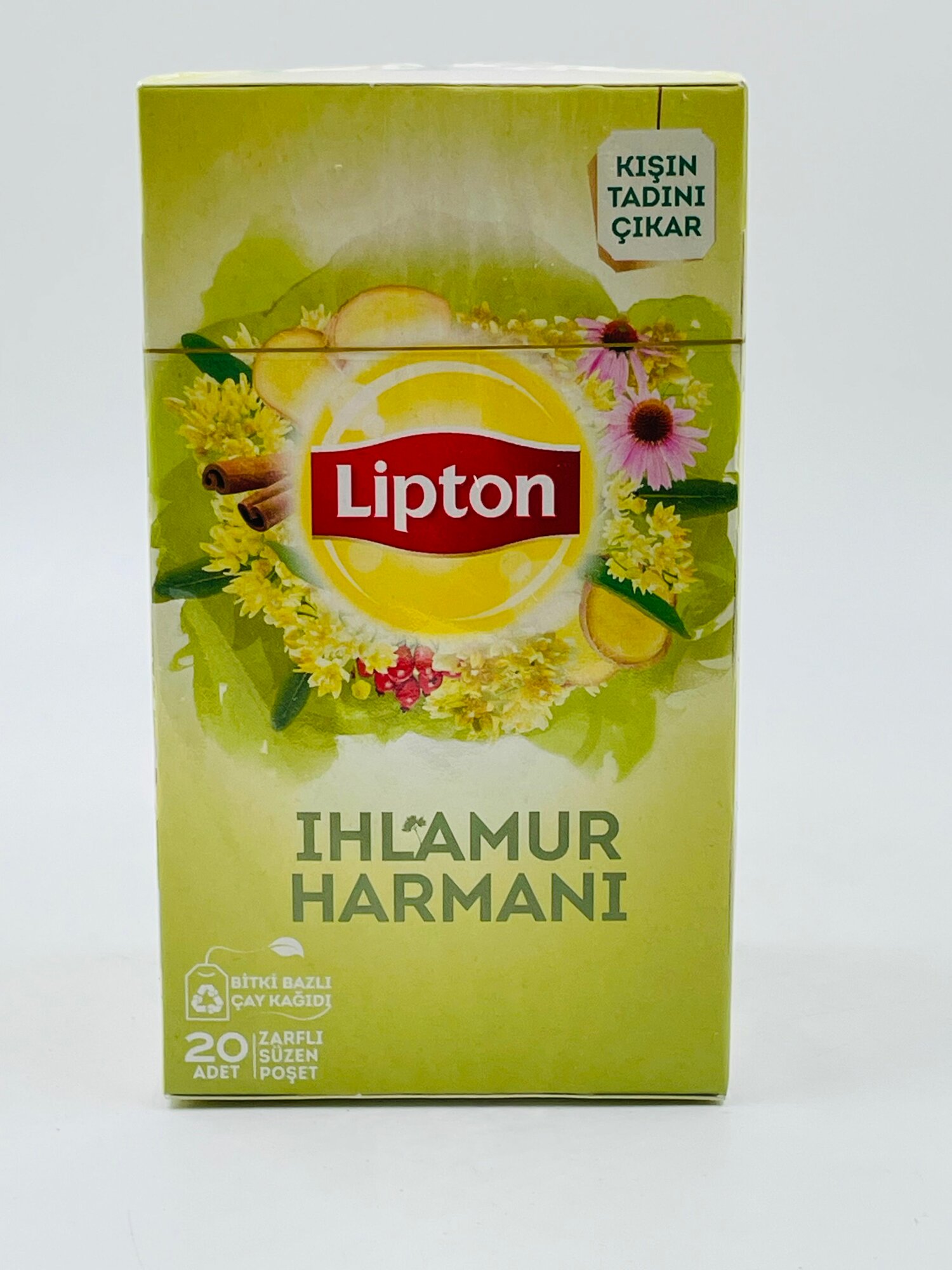 Lipton Чай травяной, Липовая смесь, 20 пакетиков, 32 г (Турция)
