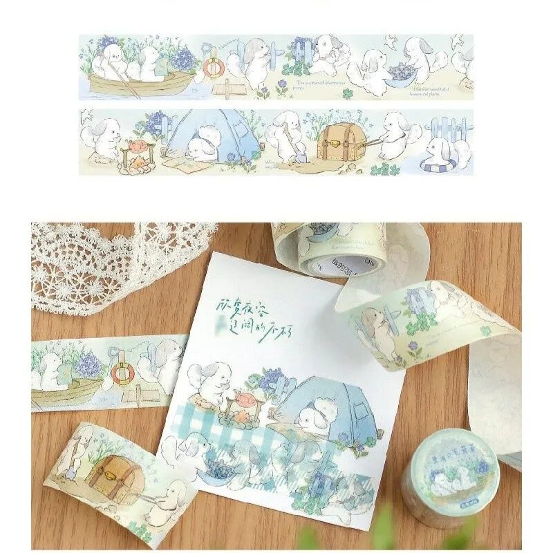 Декоративный скотч для скрапбукинга, Креативные наклейки DIY Дневник PET Tape 3CM*3M