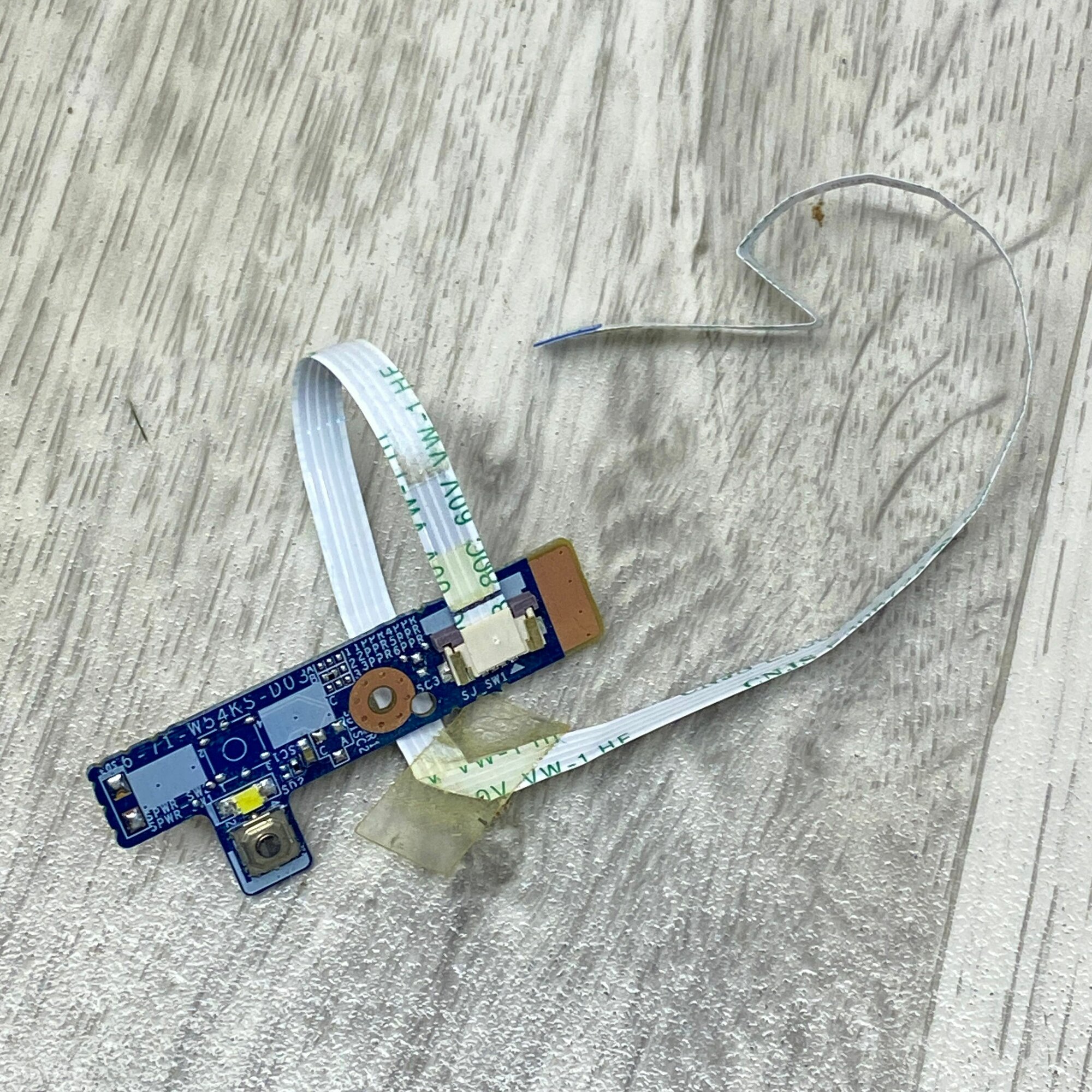 Плата кнопки включения DEXP W950TU