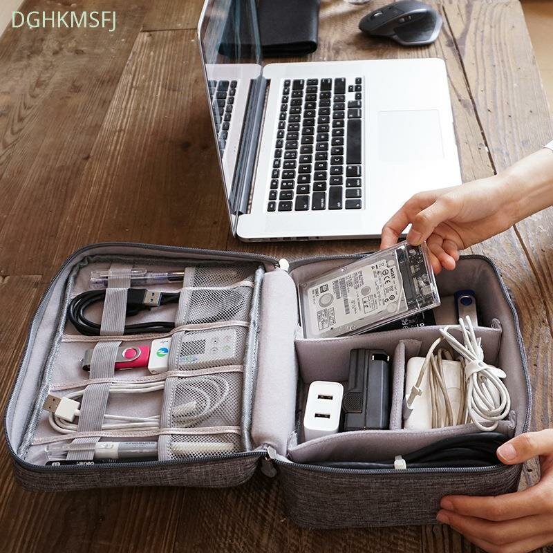 Кейс для флэшки и SD-карт, органайзер USB хранения Гарнитура с кабелем для передачи данных