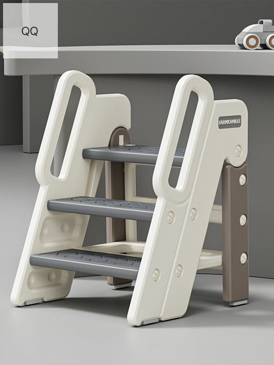 Растущий стул для детей складной Детский стульчик-стремянка для ванной, кухни, детской / Табурет лесенка