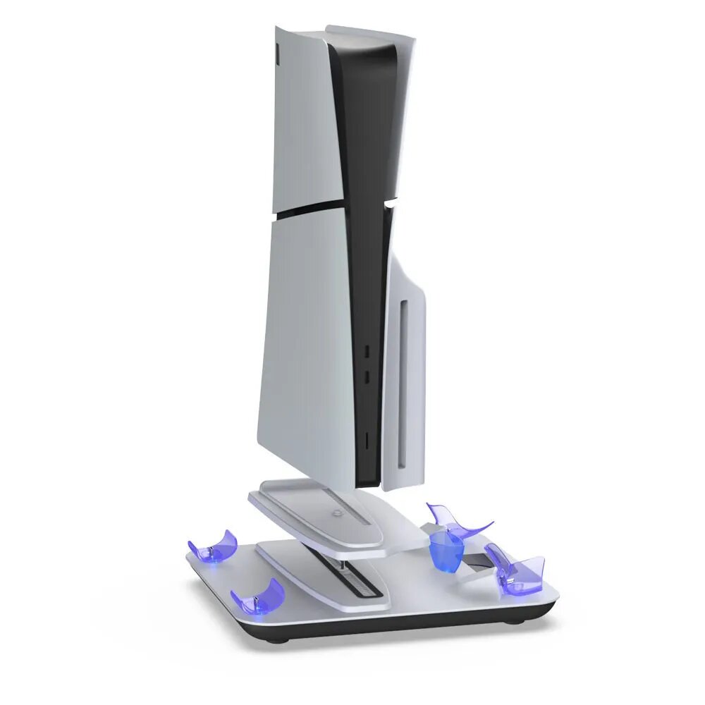 Для консоли PS5 Slim Многофункциональная охлаждающая док-станция для зарядного устройства Sony VR2 Grip + подвес для гарнитуры