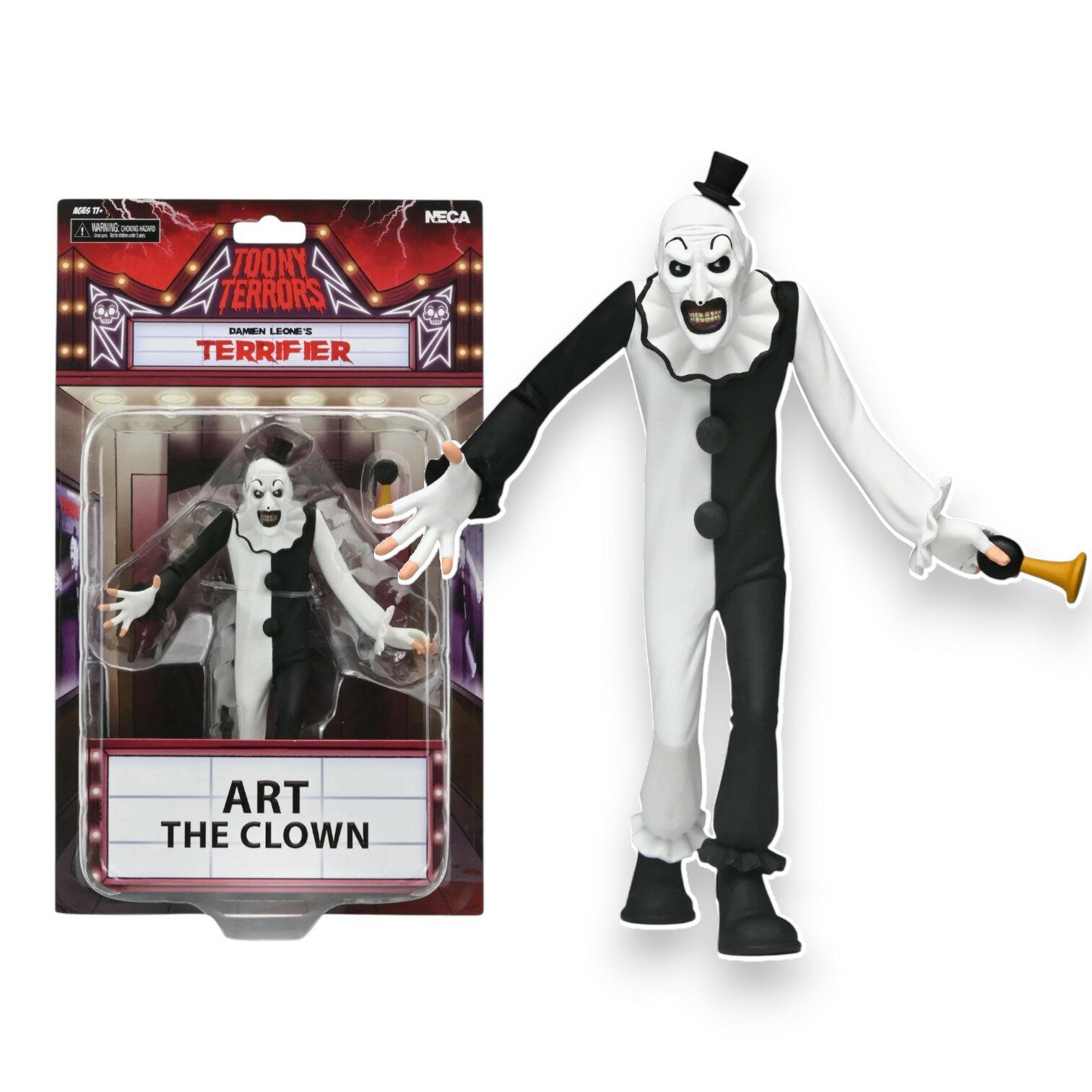 Фигурка Клоун Арт "Ужасающий Toony Terrors" от Neca коллекционная