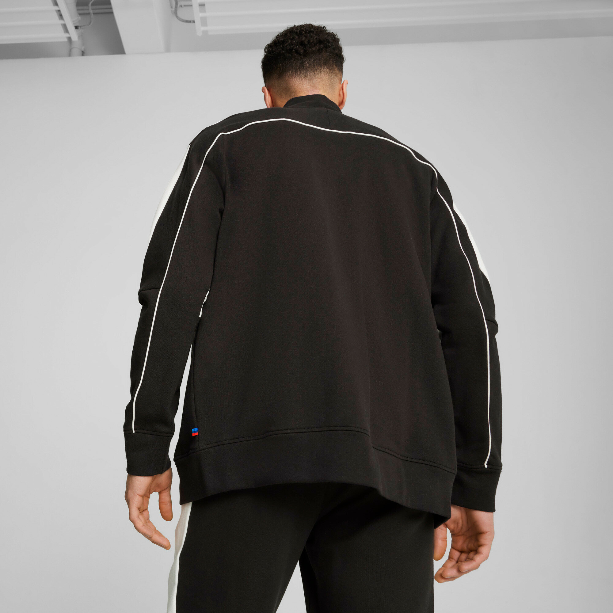 Толстовка PUMA BMW MMS MT7+ SWEAT JACKET, размер 2XL, , чeрный — фото 1