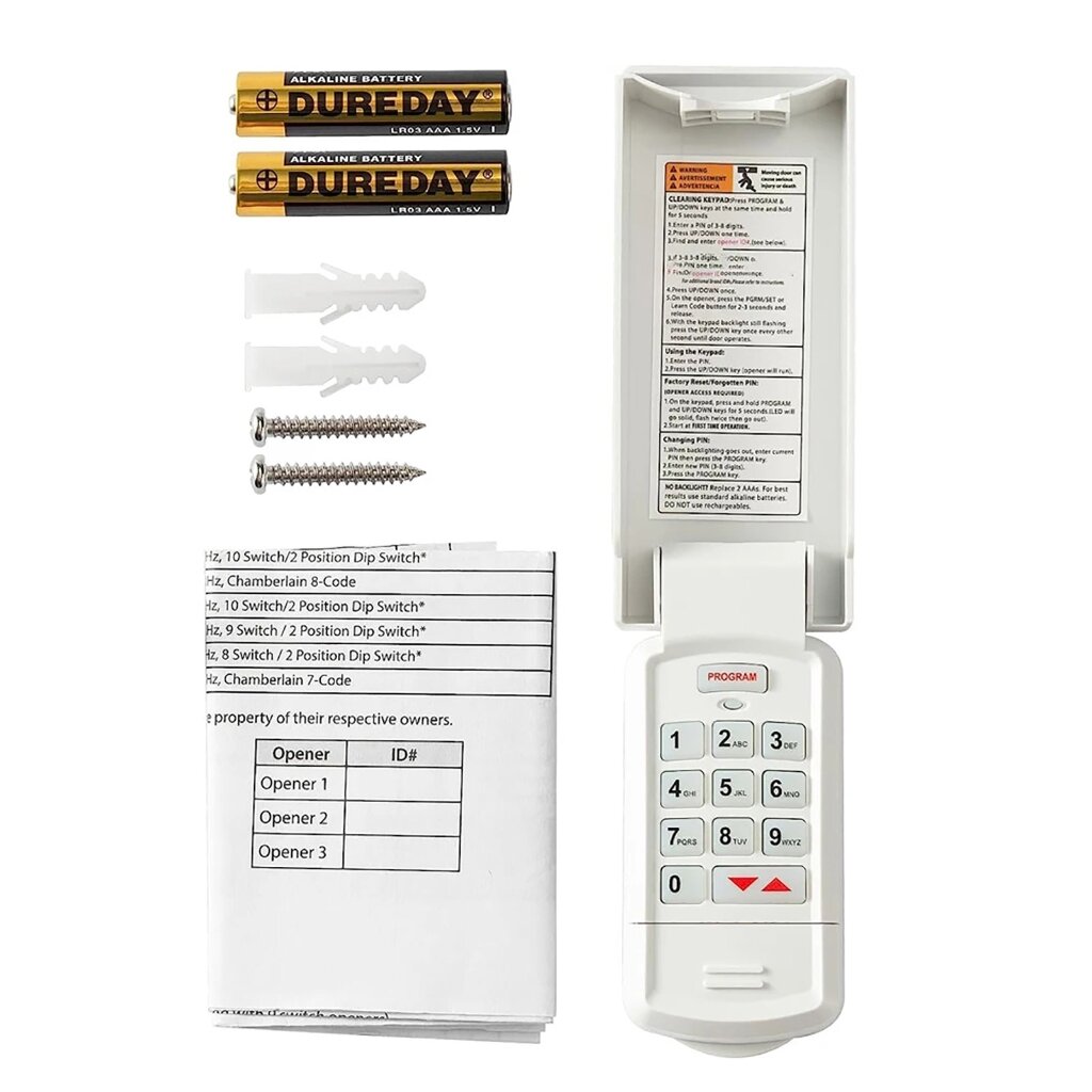 Универсальный Пульт Дистанционного Управления для Открывания Гаражных Ворот Clicker Liftmaster Genie Overhead Door Linear 375LM 375UT KLIK1U