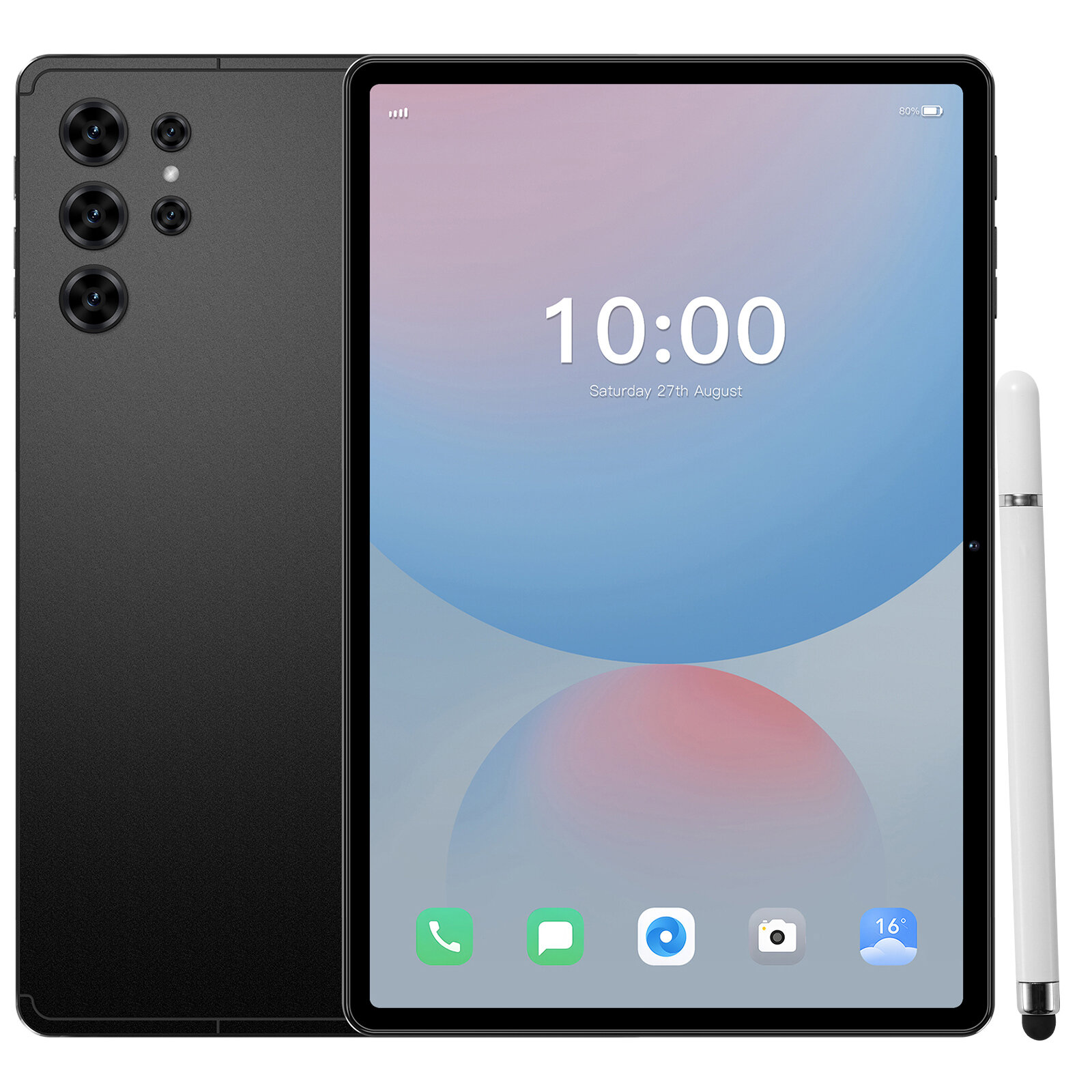 Планшет 10.1' 25 Ultra 16GB+1TB Android 15.0 Pad PC 16MP/32MP 5G, WIFI, 10000 мАч, черный