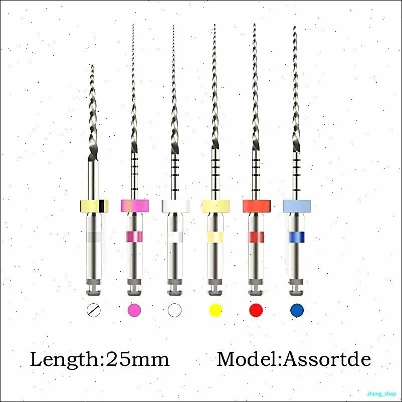 SOCO PLUS 6 шт./кор. Активированный файл для корневых каналов Стоматологические инструменты Эндодонтический ротационный материал, высокая точность, процесс термообработки