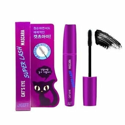 Jigott Тушь для ресниц удлиняющая Cat's Eye Super Lash Mascara, 12 г