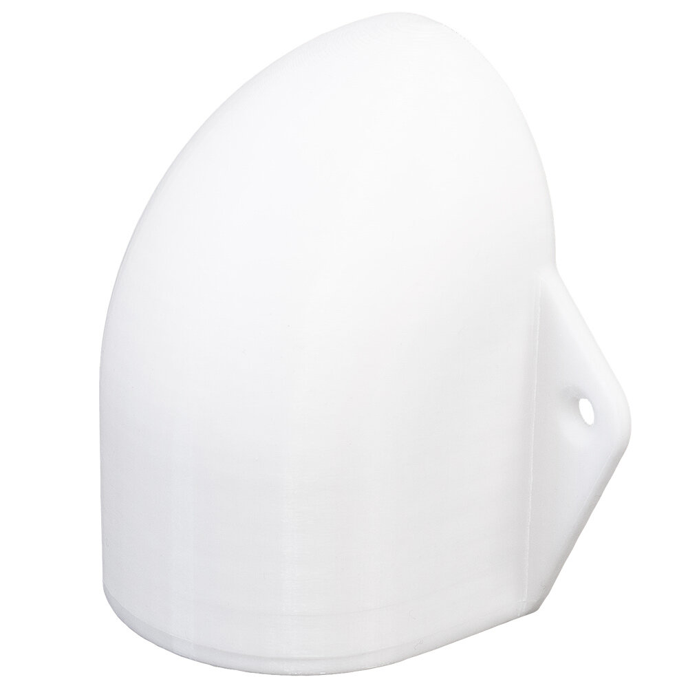 Адаптер для ввода гофры в стену 16мм угловой универсальный белый / Ввод кабеля в гофре 3D печать