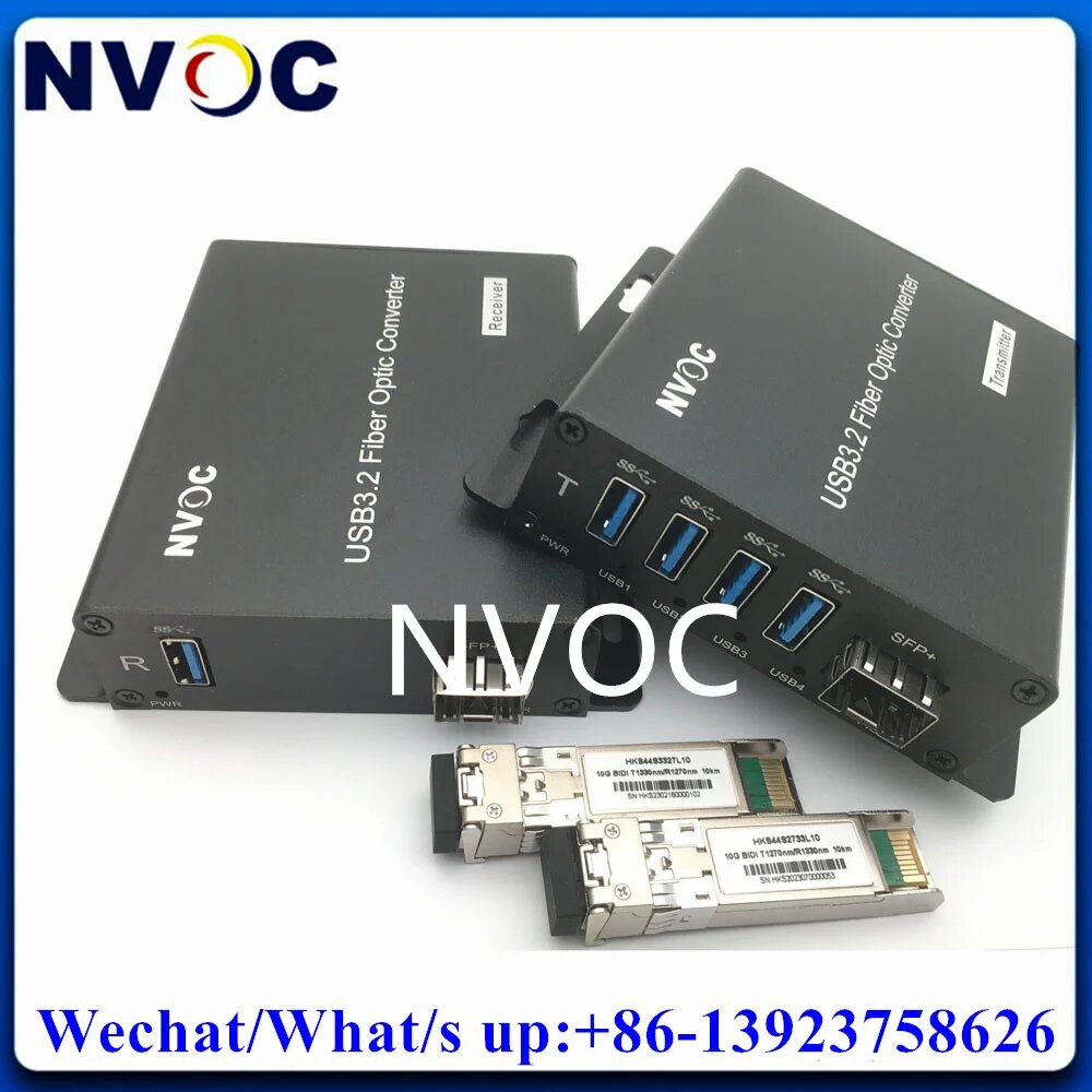 Оптический удлинитель USB 3.0 4 Ports, Euro Charger