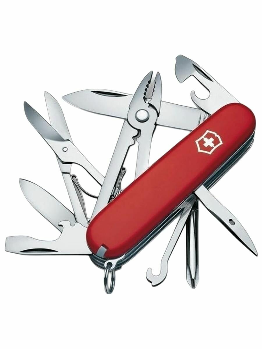 Нож перочинный VICTORINOX Deluxe tinker 1.4723, 91 мм, 17 функций, красный