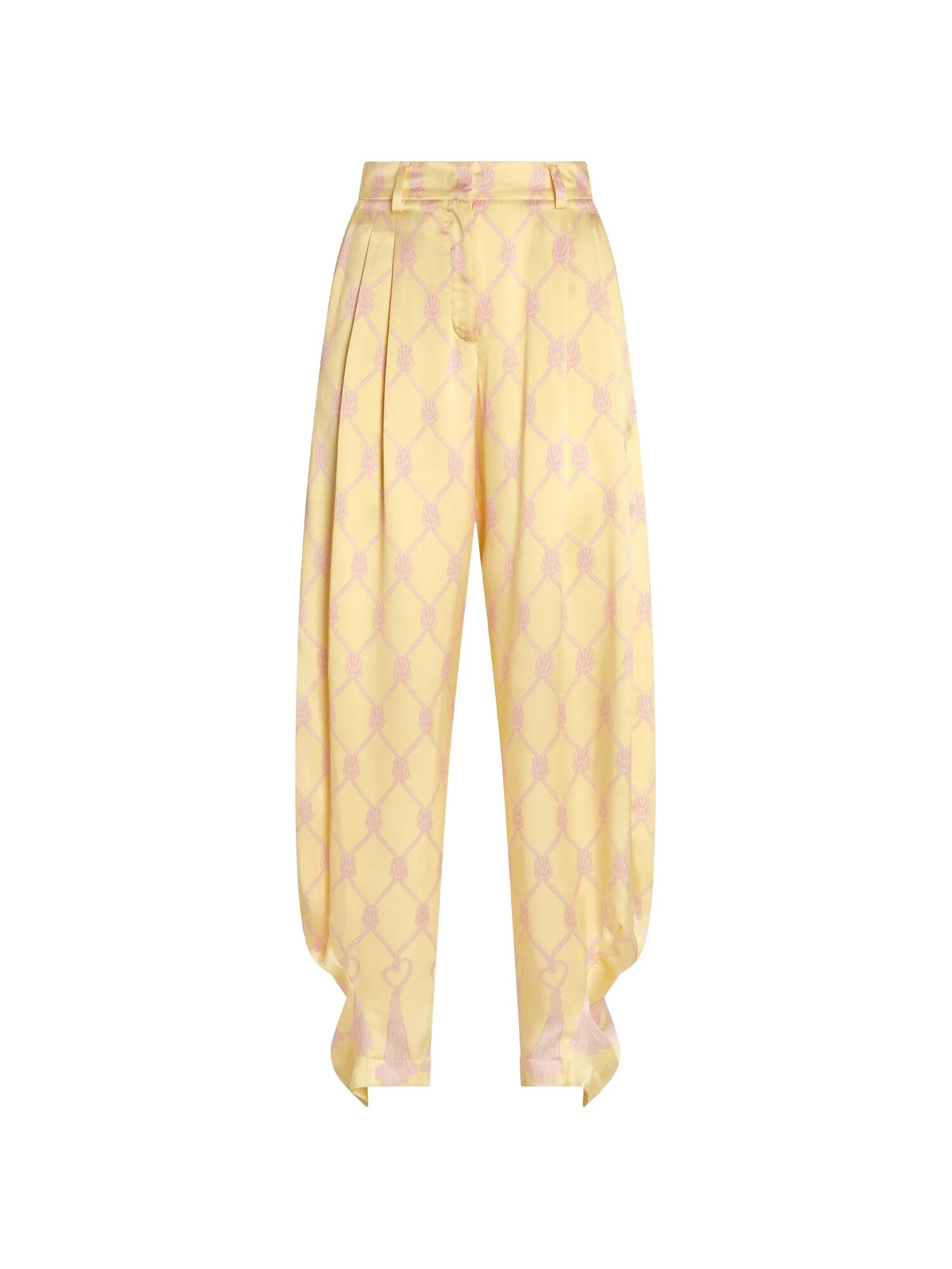 Брюки Silk printed trousers