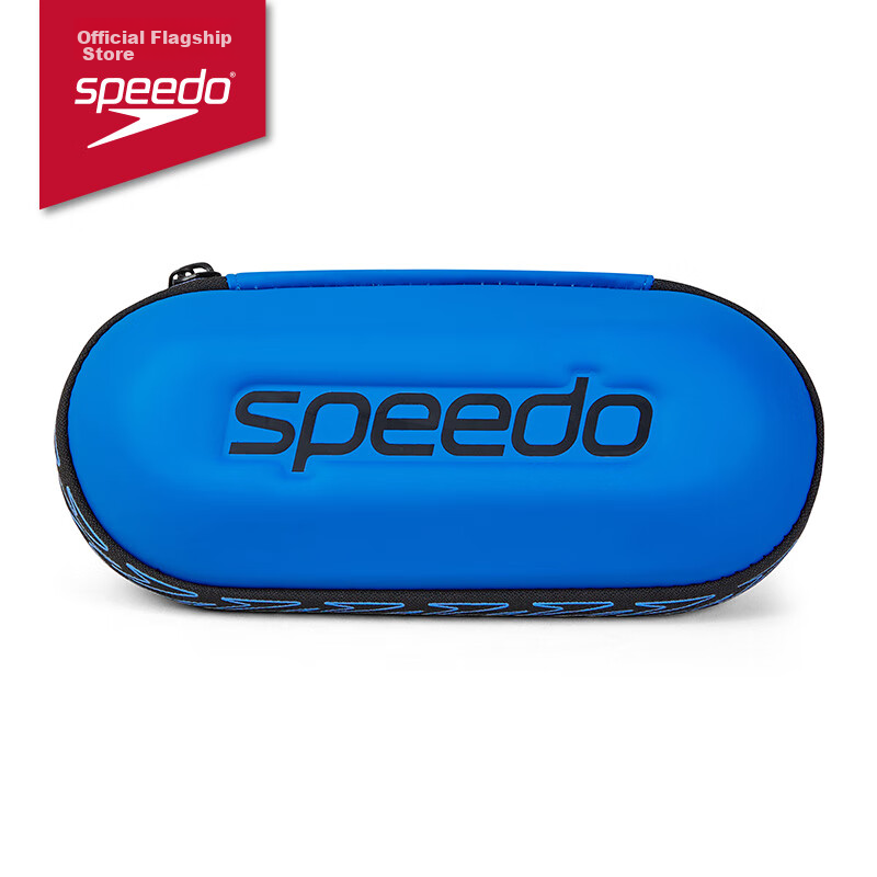 Speedo Classic Large Logo Жесткий непрессующийся линзовый портативный дренажный футляр для плавания синий Цвет：Синий