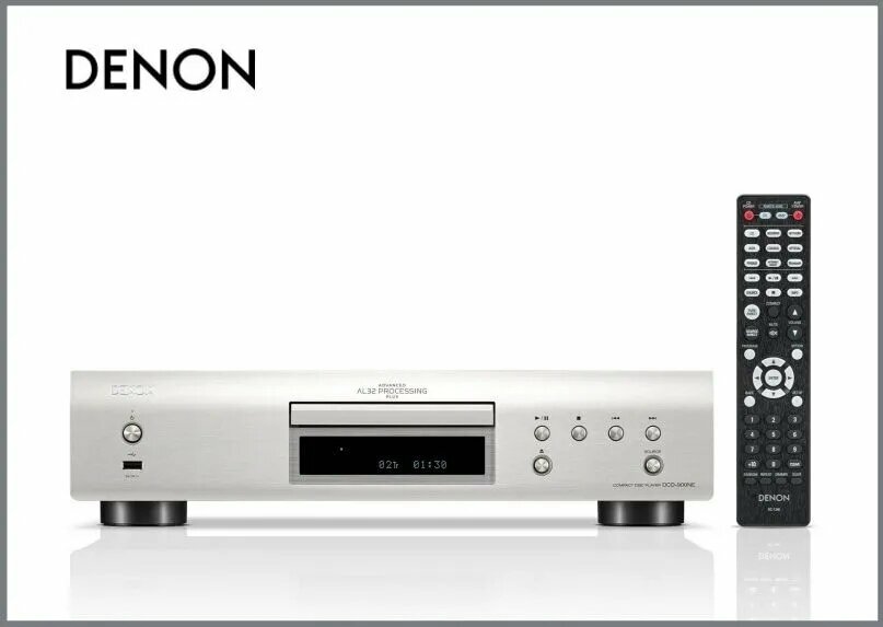 HIFI CD-плеер DENON DCD-900NE поддерживает воспроизведение по USB / декодирование в формате DSD / серебристый
