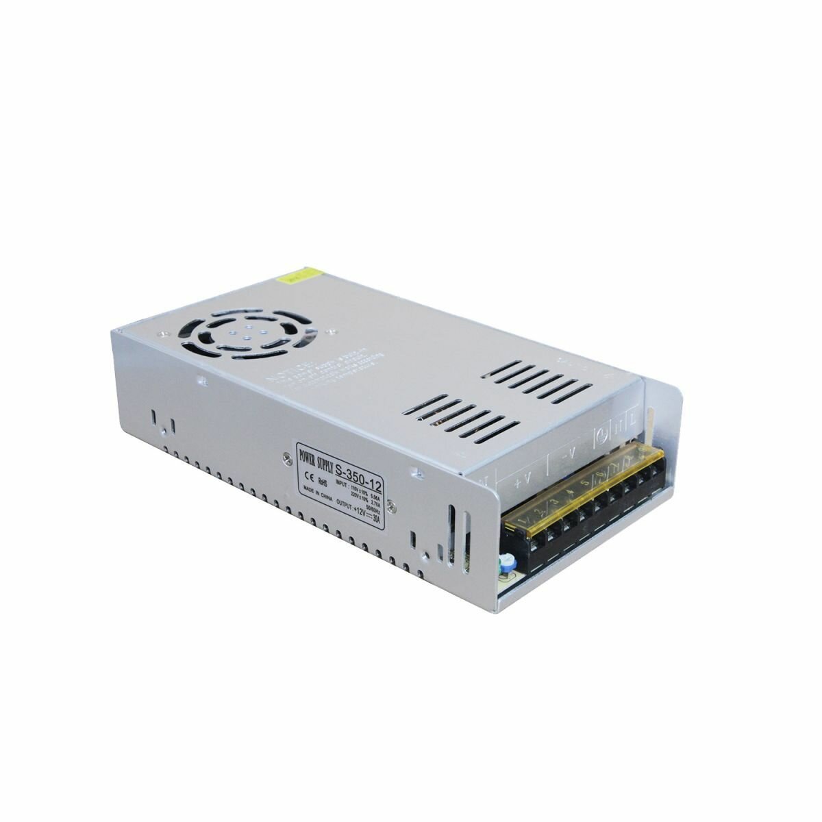 Блок питания для светодиодной ленты 360 Вт AC 100-264В Uвых 24В IP20 214х114х50мм Black