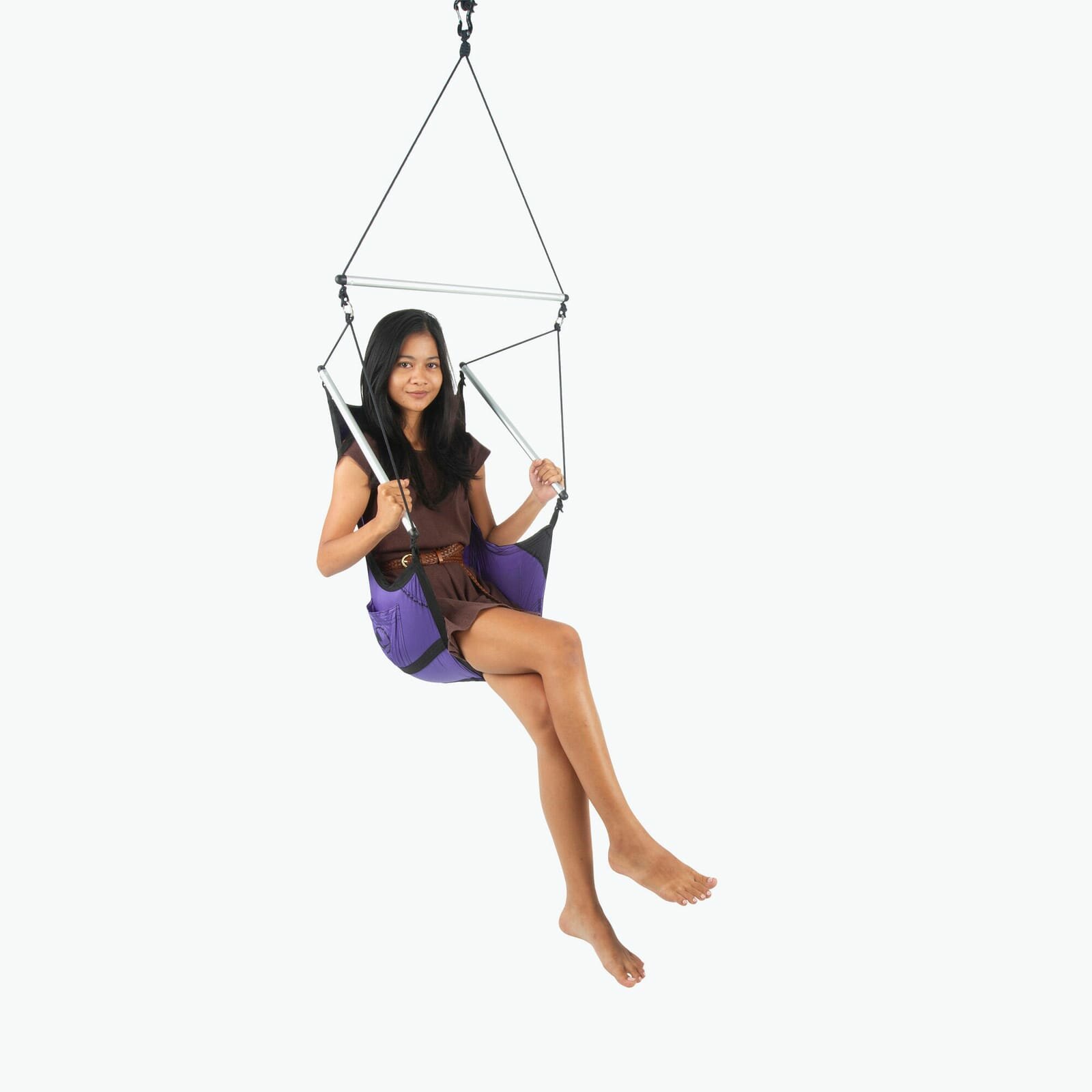 DECATHLON Детское подвесное кресло-гамак Ticket To The Moon Mini Moon, фиолетовый