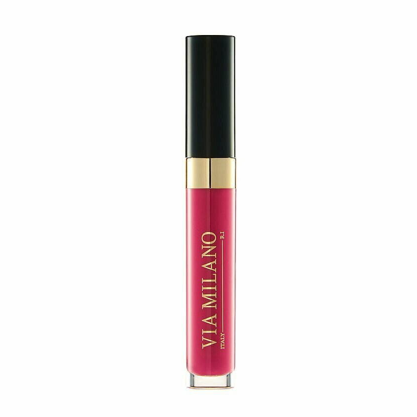 VIA MILANO Блеск для губ с эффектом объёма и витамином Е Comfort Lip Gloss, 305 Berry, 4,5 мл