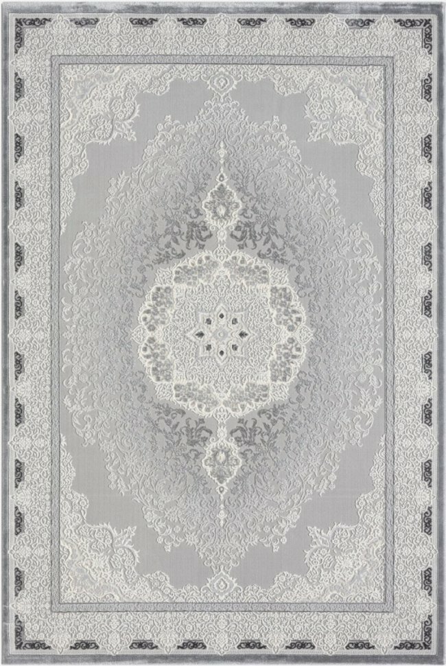 Ковер GL038G - GREY / GREY - Прямоугольник - коллекция NENSI (2.4 х 3.4 м)