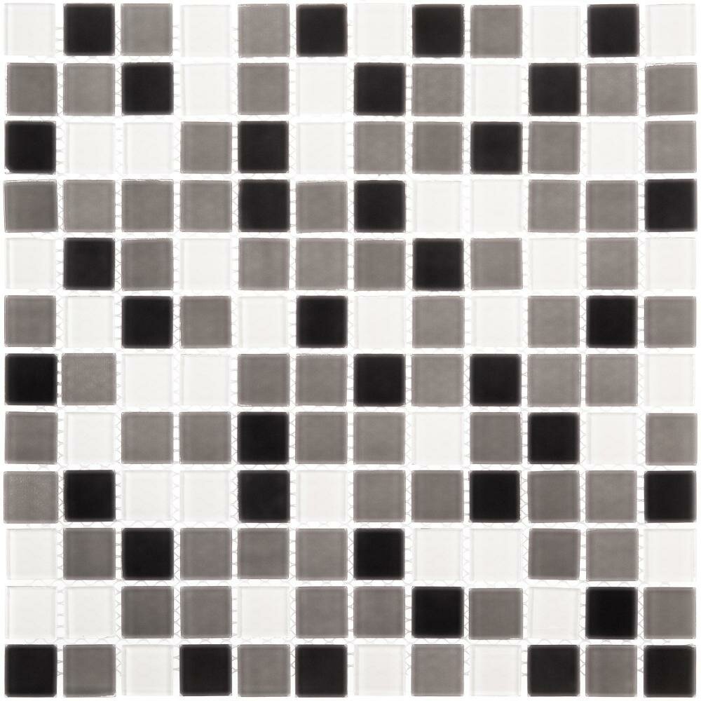 Мозаика Mir Mosaic Natural Color palette микс стеклянная 320х320х4 мм глянцевая