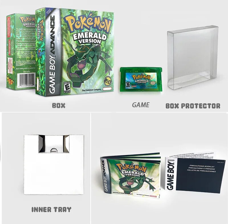 Pokemon Emerald Version для Game Boy Advance, USA, запечатанный