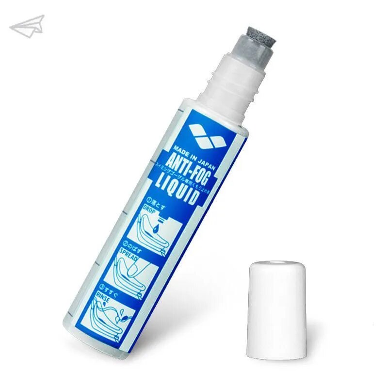 Arena Anti-Fog Liquid (15 мл) - средство от запотевания для очков для плавания, Made in Japan