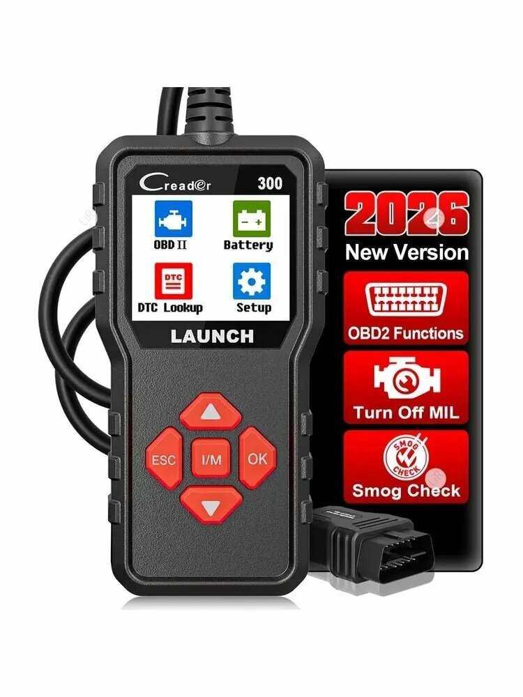 CR300, автомобильный диагностический сканер OBD, проверка DTC/батареи, полнокомплектная диагностика OBD