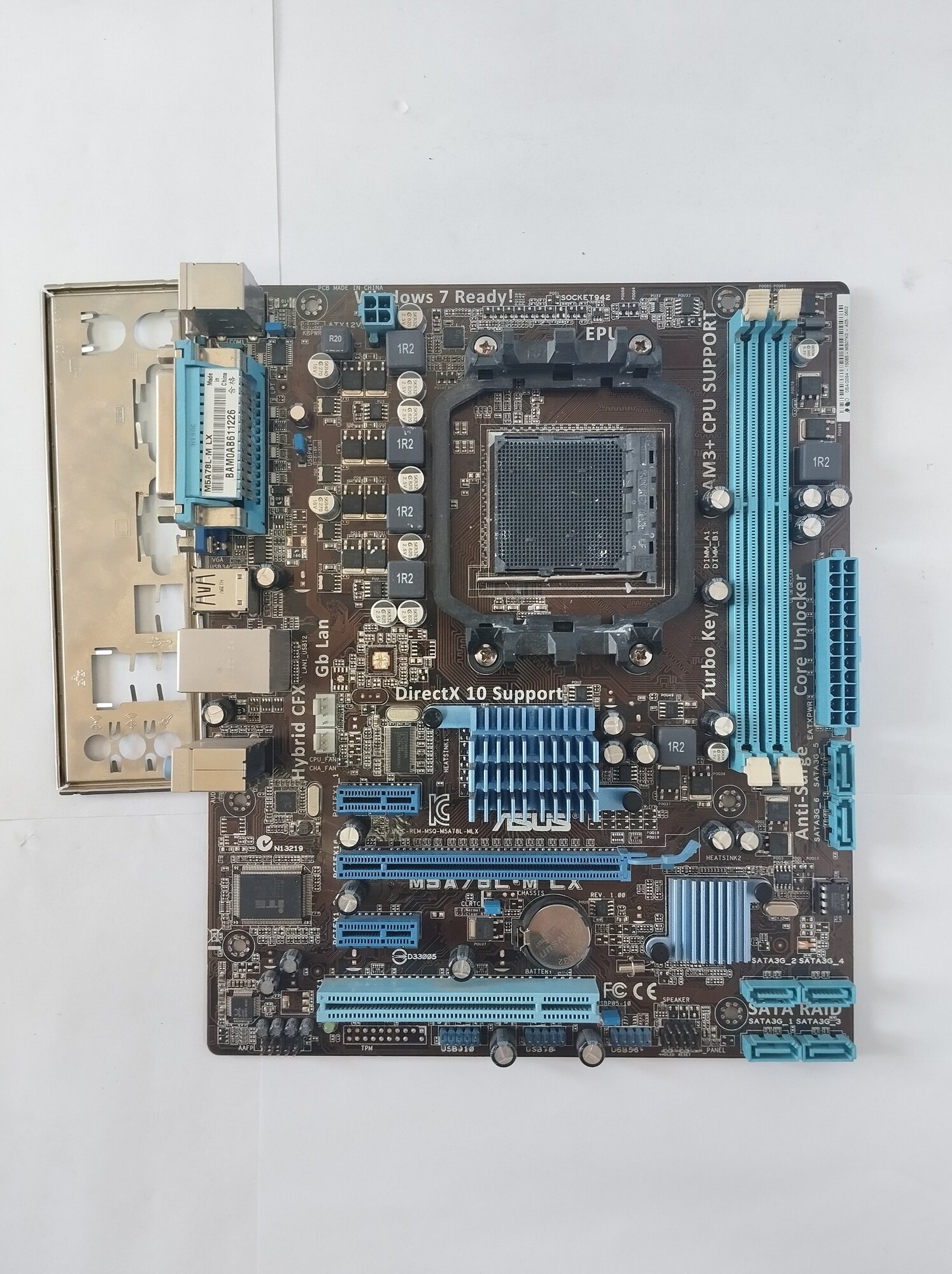 Материнская плата Asus M5A78L-M LX AM3+, 2xDDR3, Micro-ATX