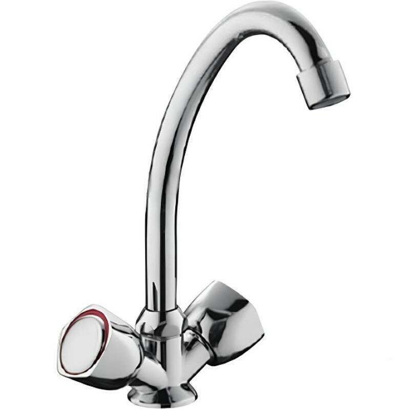 Смеситель для кухни Frap H09 F4009 хром, вентильный, силумин
