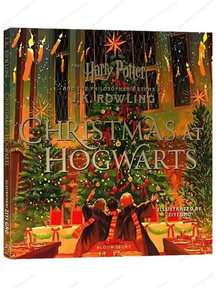 Christmas at Hogwarts. Harry Potter. J.K. Rowling. Illustrated by Ziyi Gao.
