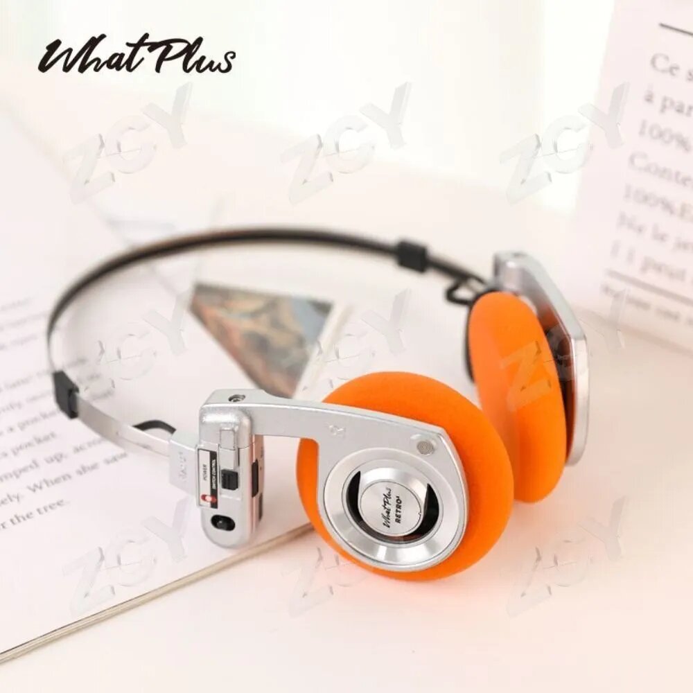 WhatPlus RETRO R3 Портативные Беспроводные Наушники HIFI С Складной Конструкцией И Шумоподавлением