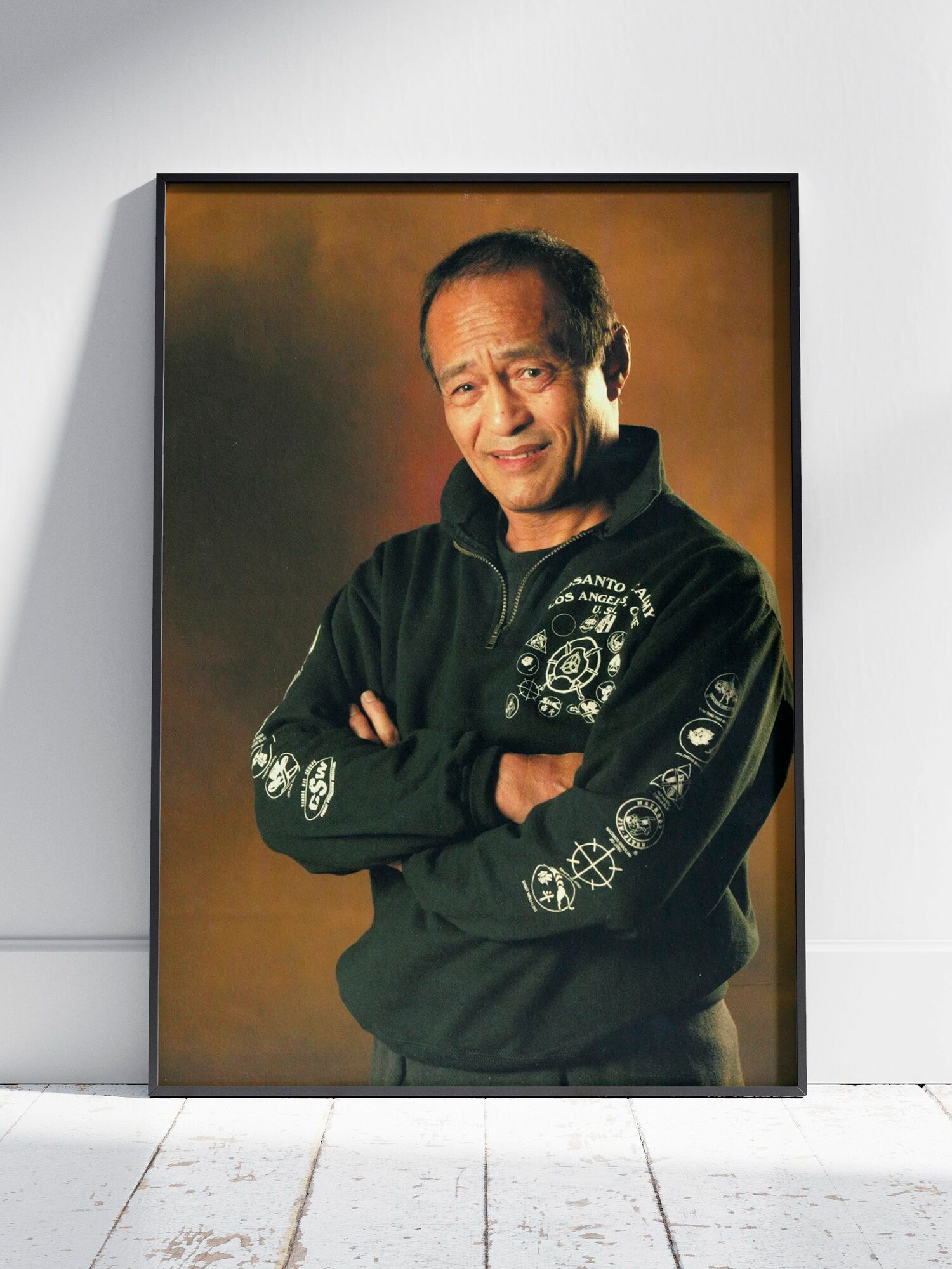 Плакат на стену для интерьера Джит Кун До - Jeet Kune Do (Дэн Иносанто - Dan Inosanto) - Постер по спорту и физической активности формата A3 (30x42 см)