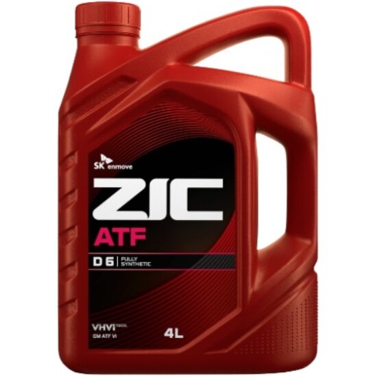 Трансмиссионное масло Zic ATF Dexron 6 4 л