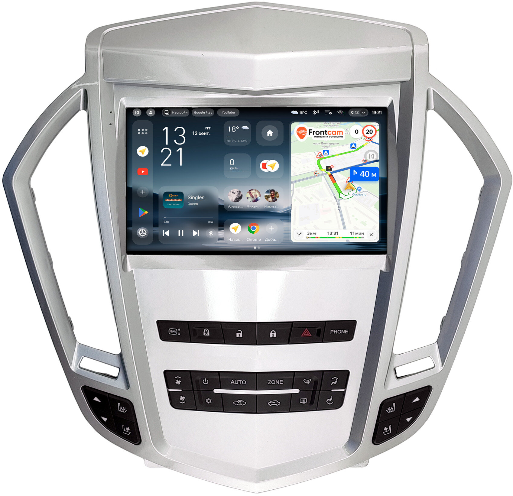 Штатная магнитола Cadillac SRX 2 2009-2012 Teyes CC4L 4/64 9" RM-9-1480 Android 14 (4G-SIM, IPS, AI)
