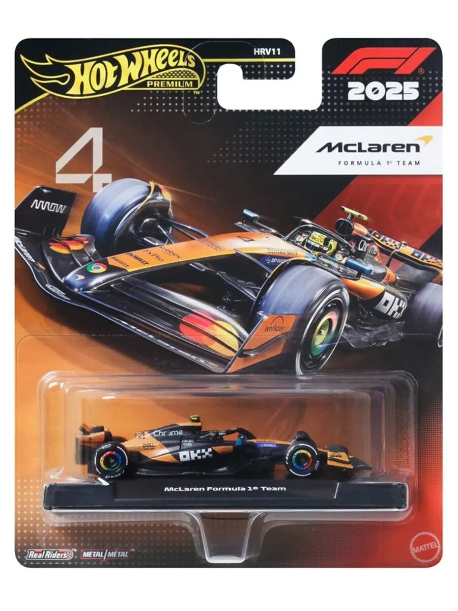 Машинка коллекционная McLaren Formula 1 Team 4