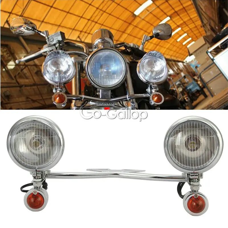 Поворотники ближнего света для Yamaha V-Star XVS 650 950 1100, Custom Silverado/Suzuki Boulevard Intrument Volusia Marauder