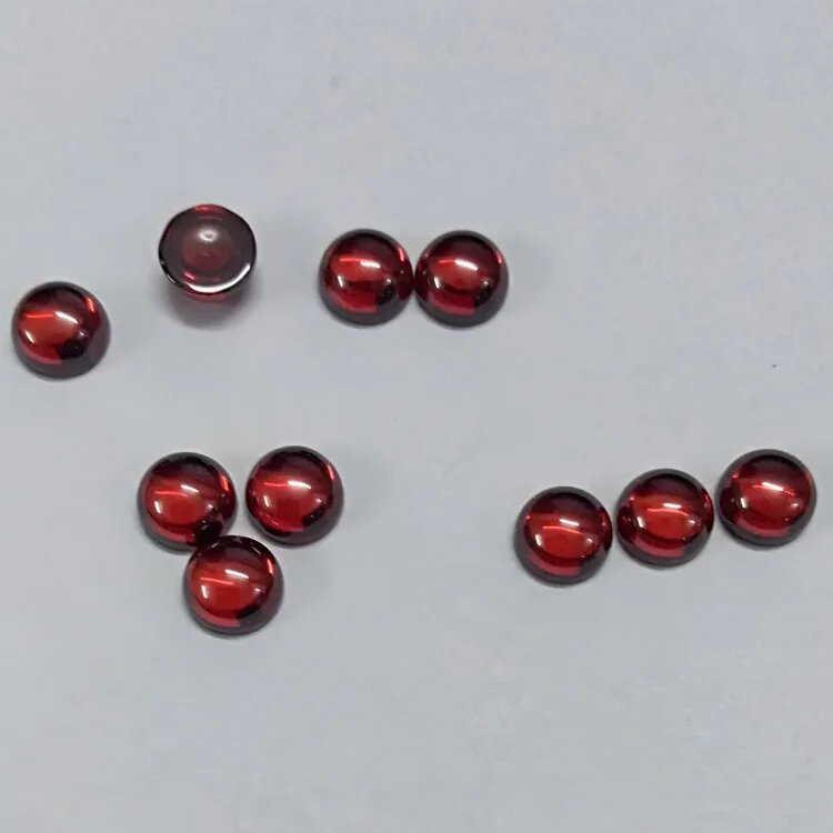 Бусины кубический цирконий Garnet, 10 мм, 10 шт