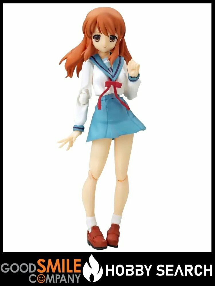 Фигурка Меланхолия Харухи Судзумии Асахина Микуру GOOD SMILE Figma#006 / The Melancholy of Haruhi Suzumiya Mikuru Asahina Figure 14 См